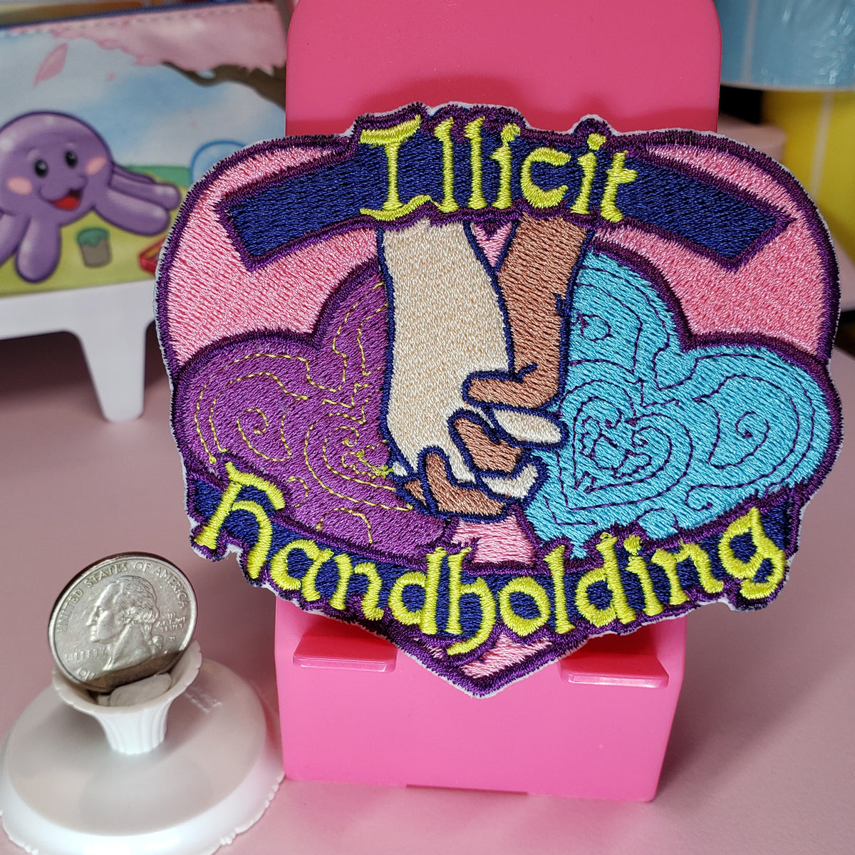 Illicit Hand Holding Patch – Manifested Dreams